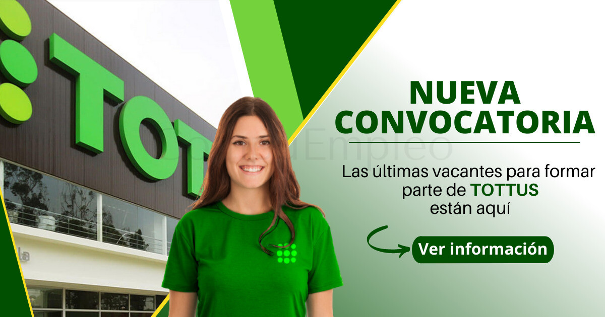 convocatoria TOTTUS | CompuEmpleo.net